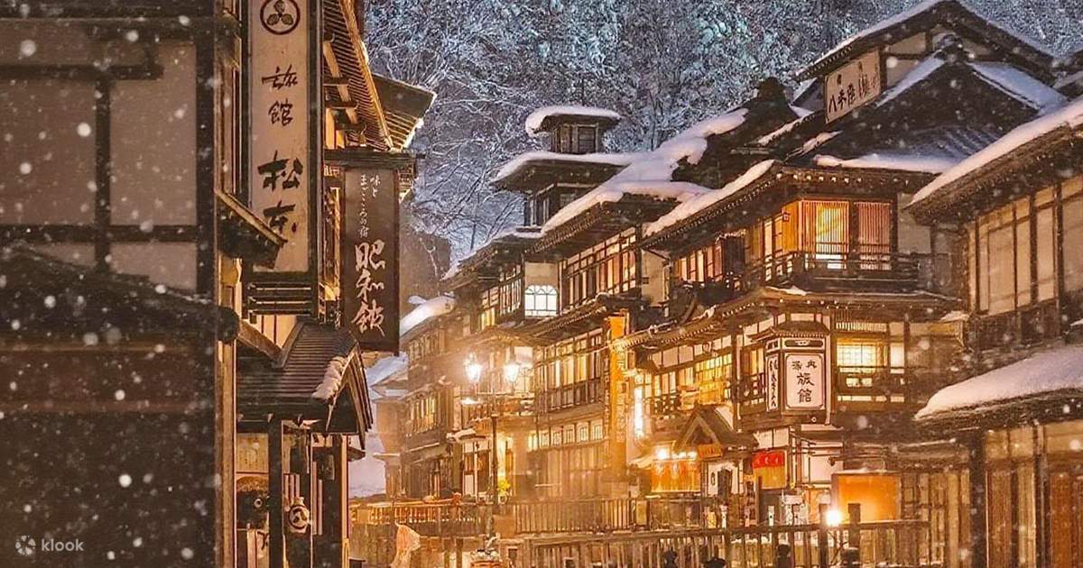 Excursión de 2 días a Ginzan Onsen, los monstruos de nieve de Zao y la aldea de zorros de Zao ...